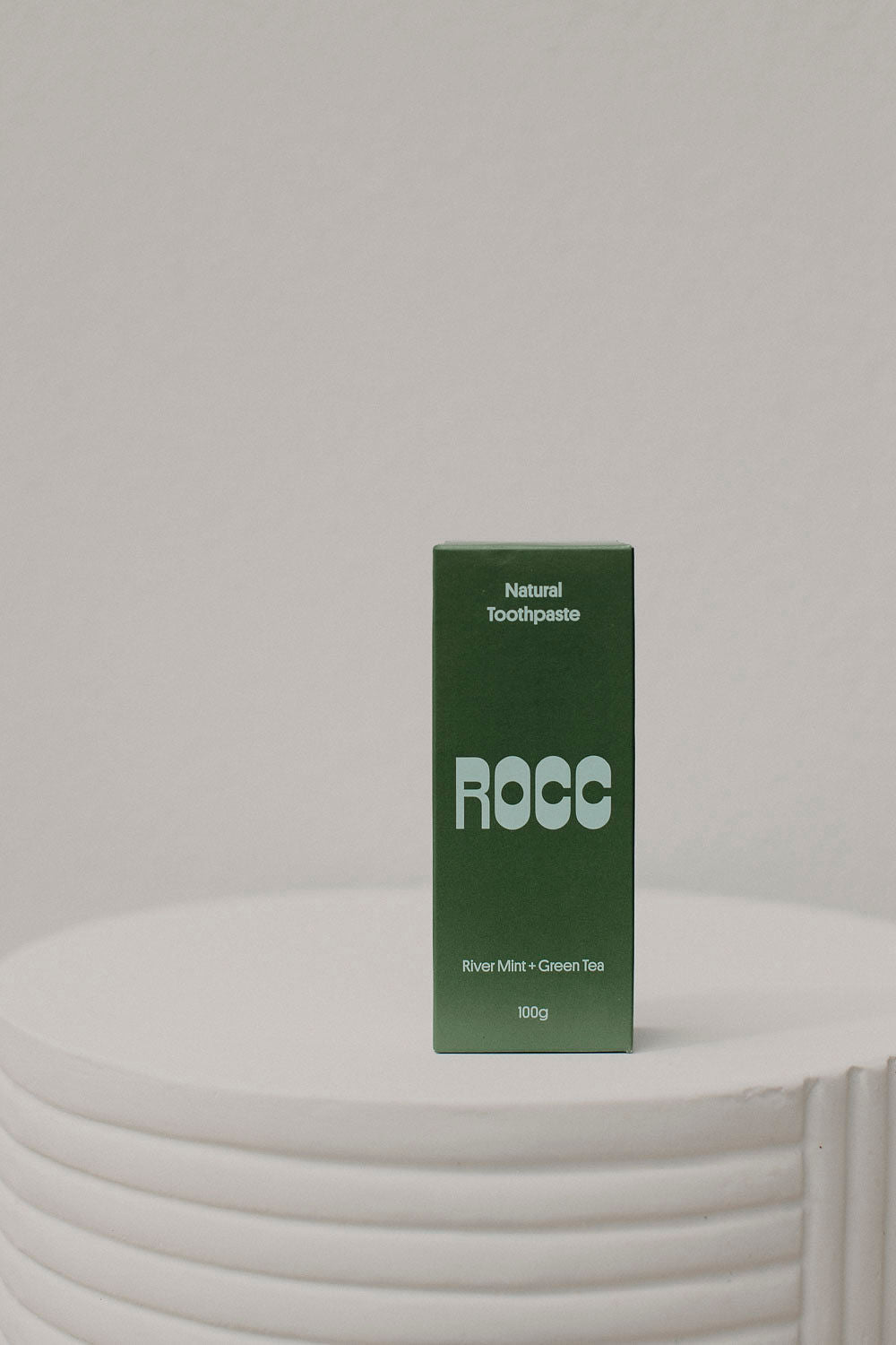 ROCC NATURALS TOOTHPASTE 100g - River Mint + Green Tea – Madre Terra